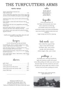 Food & Drink - The Turfcutters Arms