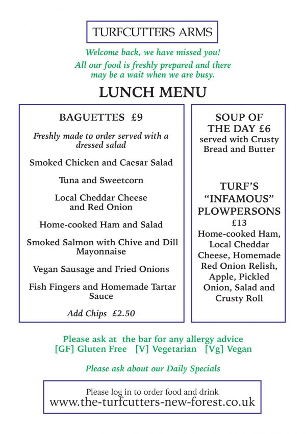 Food & Drink - The Turfcutters Arms