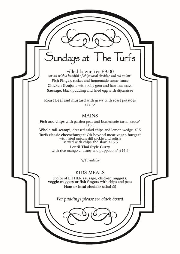 Food & Drink - The Turfcutters Arms
